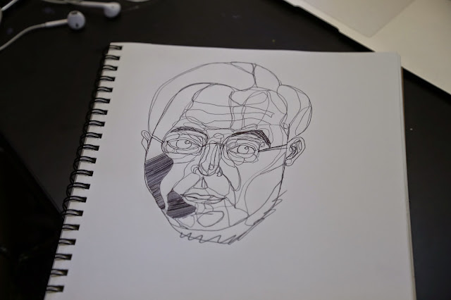 Grauer Art: Line drawing, artist (Josh Bryan) inspired, Internship Art