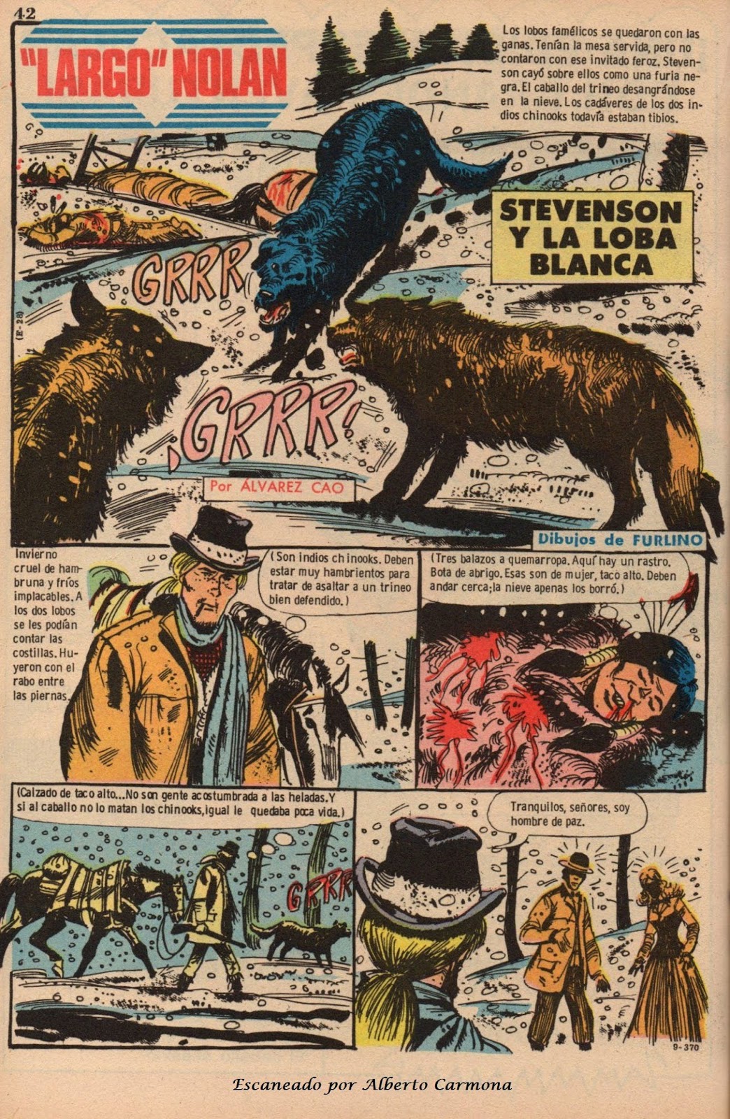 Columberos: Largo Nolan - 028 - Stevenson y la loba blanca