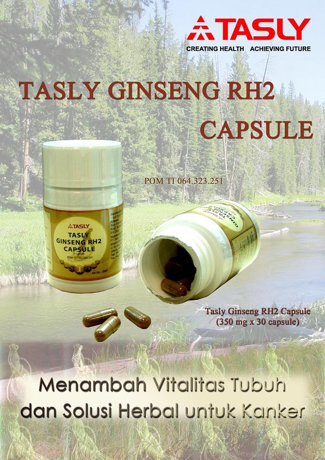 Produk Herbal Tasly: Tasly Gingseng RH2 Capsule