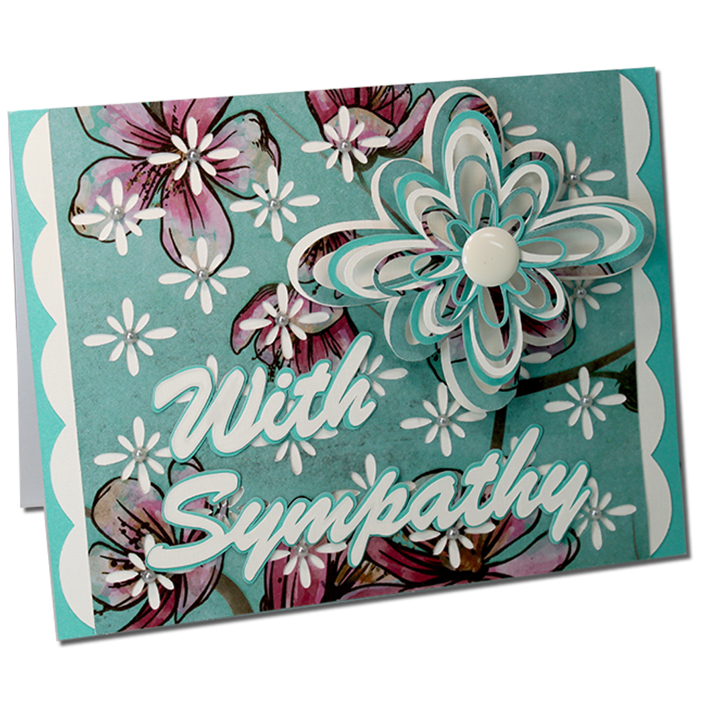 JMRush Designs: With Sympathy Design Card