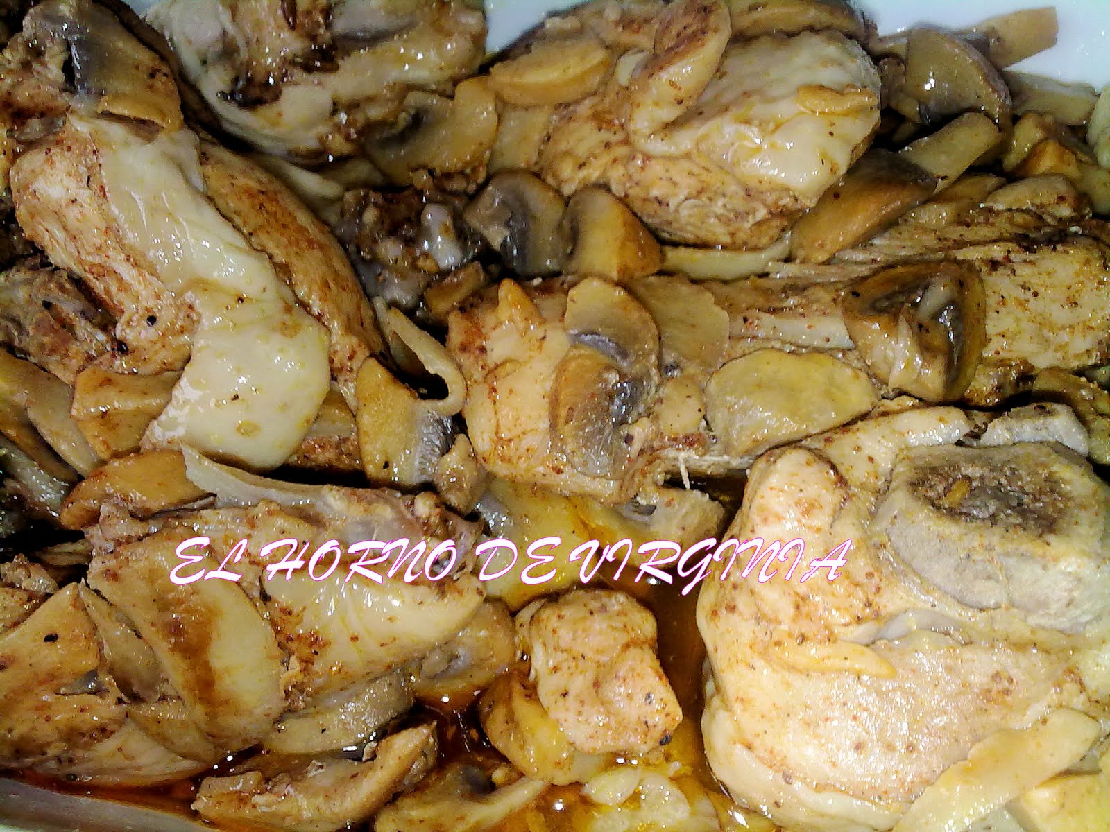 El Horno de Virginia: Pollo con champiñon