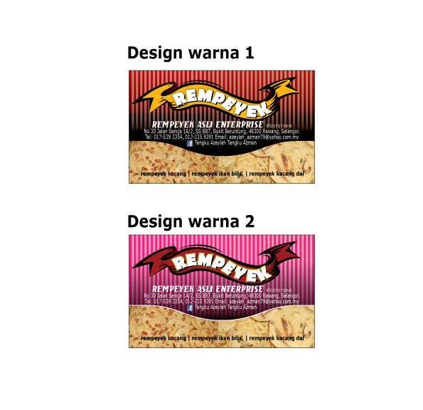 REMPEYEK ASLI ENTERPRISE: LABEL PRODUK REMPEYEK ASLI