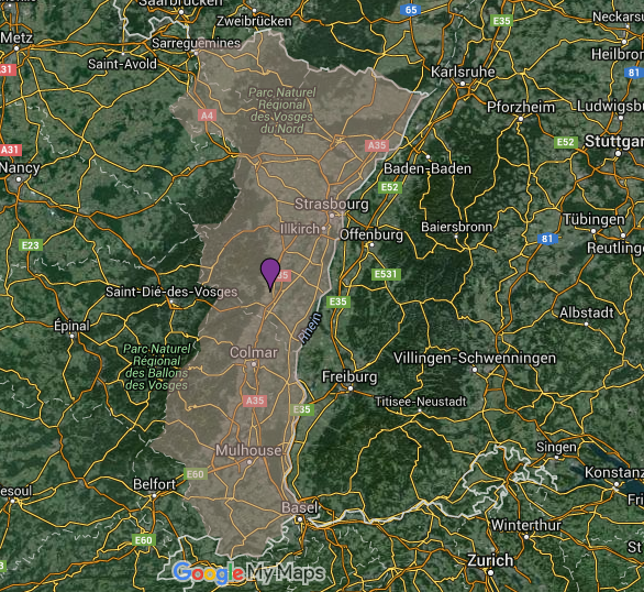 Alsatian Family History: Geography of Alsace