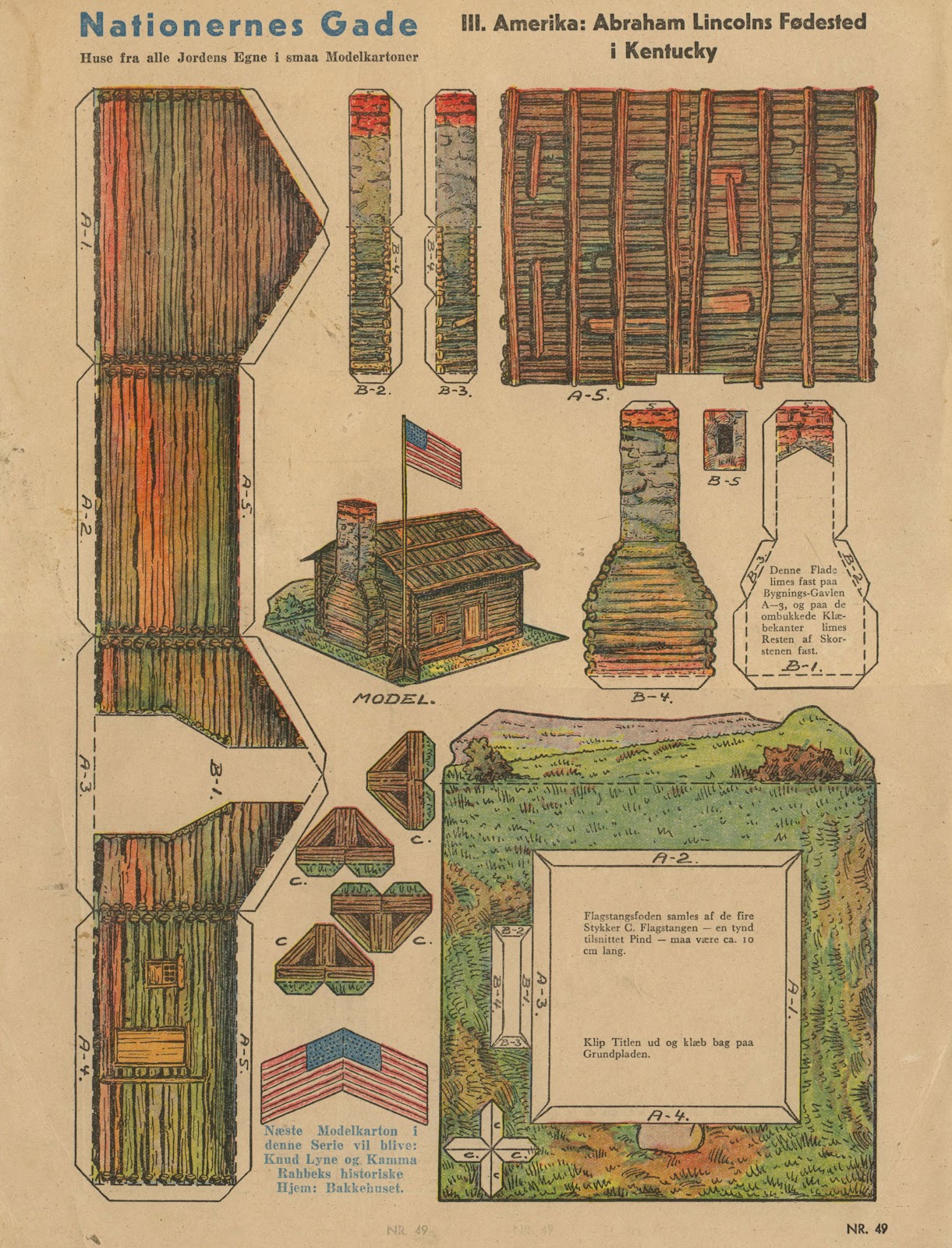 doombringer: Abraham Lincoln's Papercraft Cabin