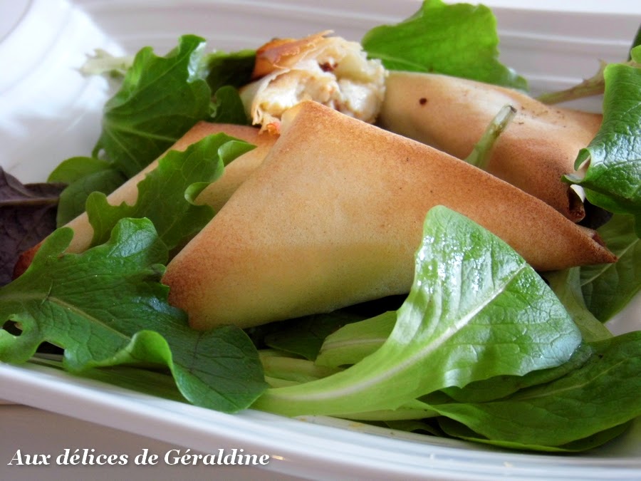 Aux délices de Géraldine: Samoussa à la feta et tomate séchée