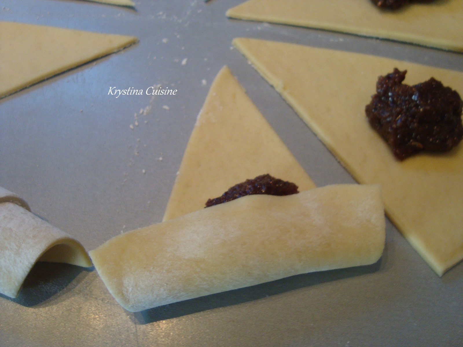 Krystina cuisine: Rogaliki ( minis croissants)