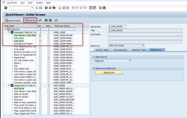 SAP BASIS Crew: SQL Quickviewer (SQVI) instead of use SE16