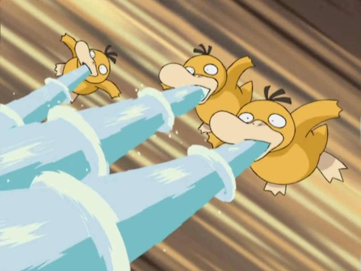 Attack Dex / Move Dex - Psyduck ~ +Pokémonster Dex