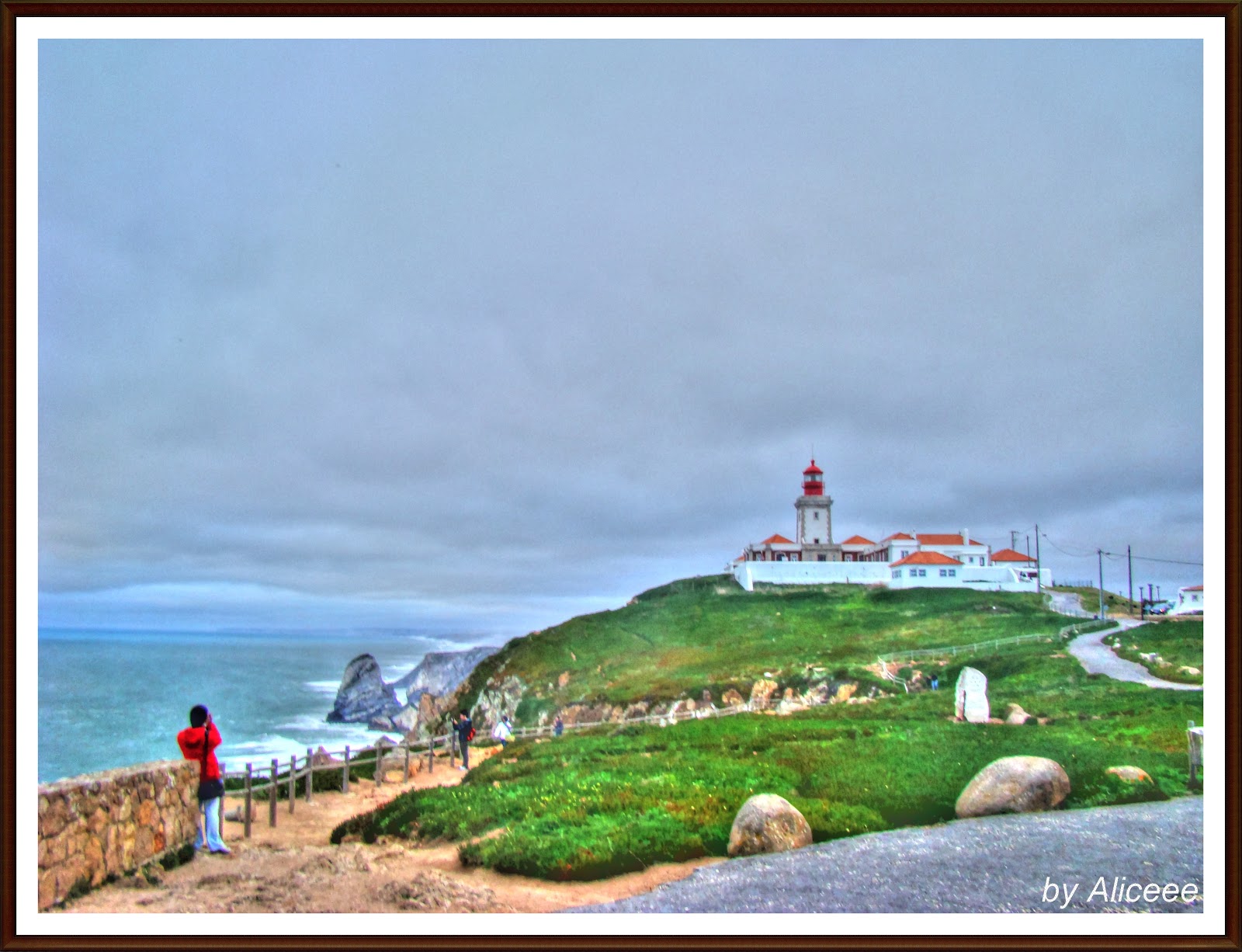 In Portugalia la Cabo da Roca - cel mai vestic punct al Europei ...