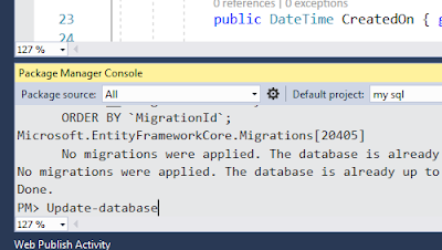 Dot net/EF core auto update migrations in database - Asp.Net