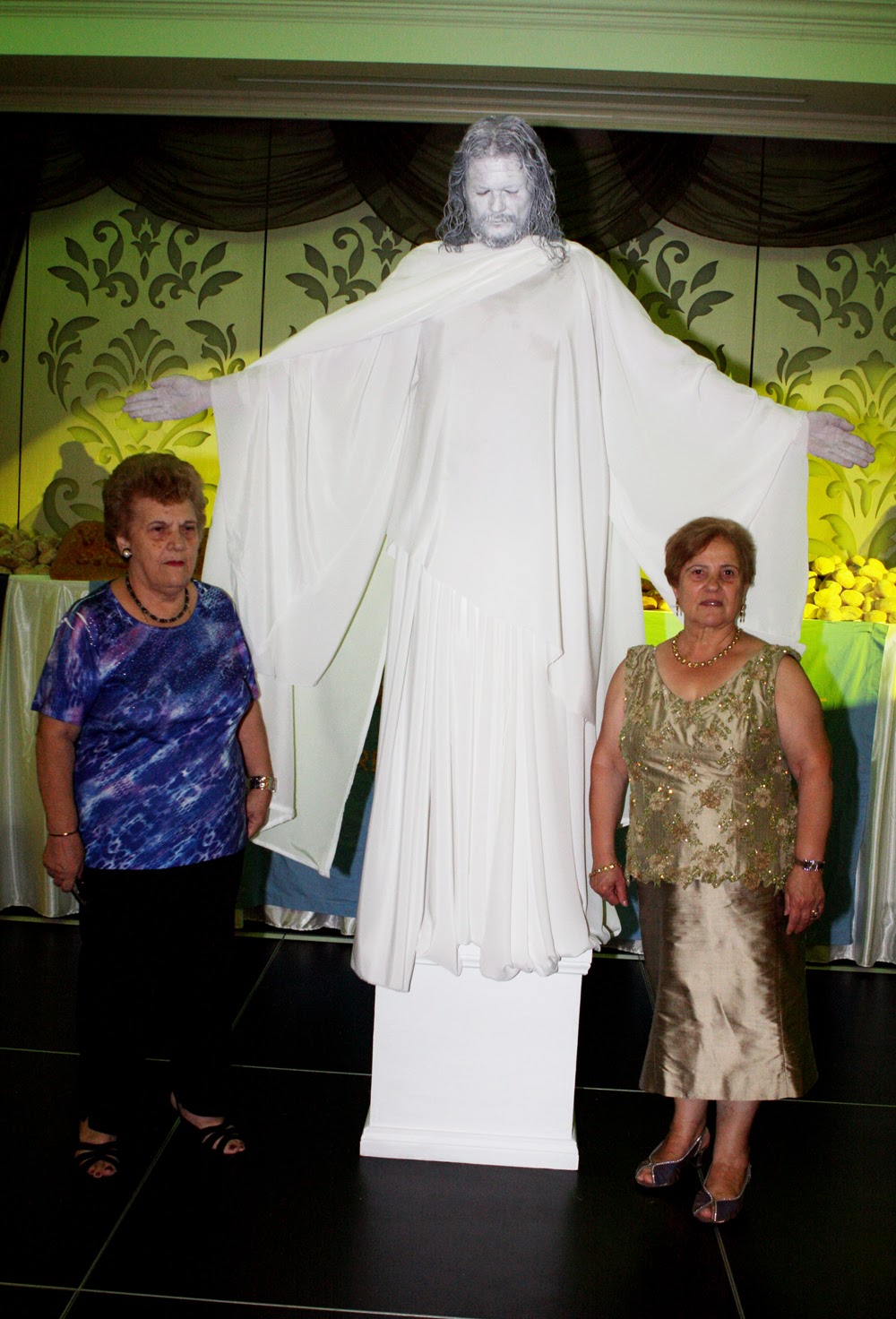 Sydney Bodyartist Bodypainter: Jesus Human Statue in Sydney, Melbourne ...