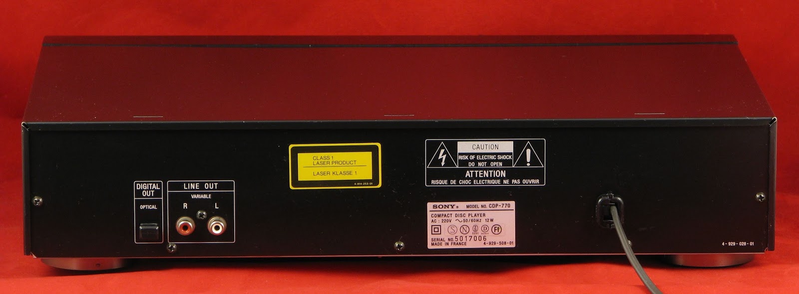 Sony CDP-770 - CD Player | AudioBaza