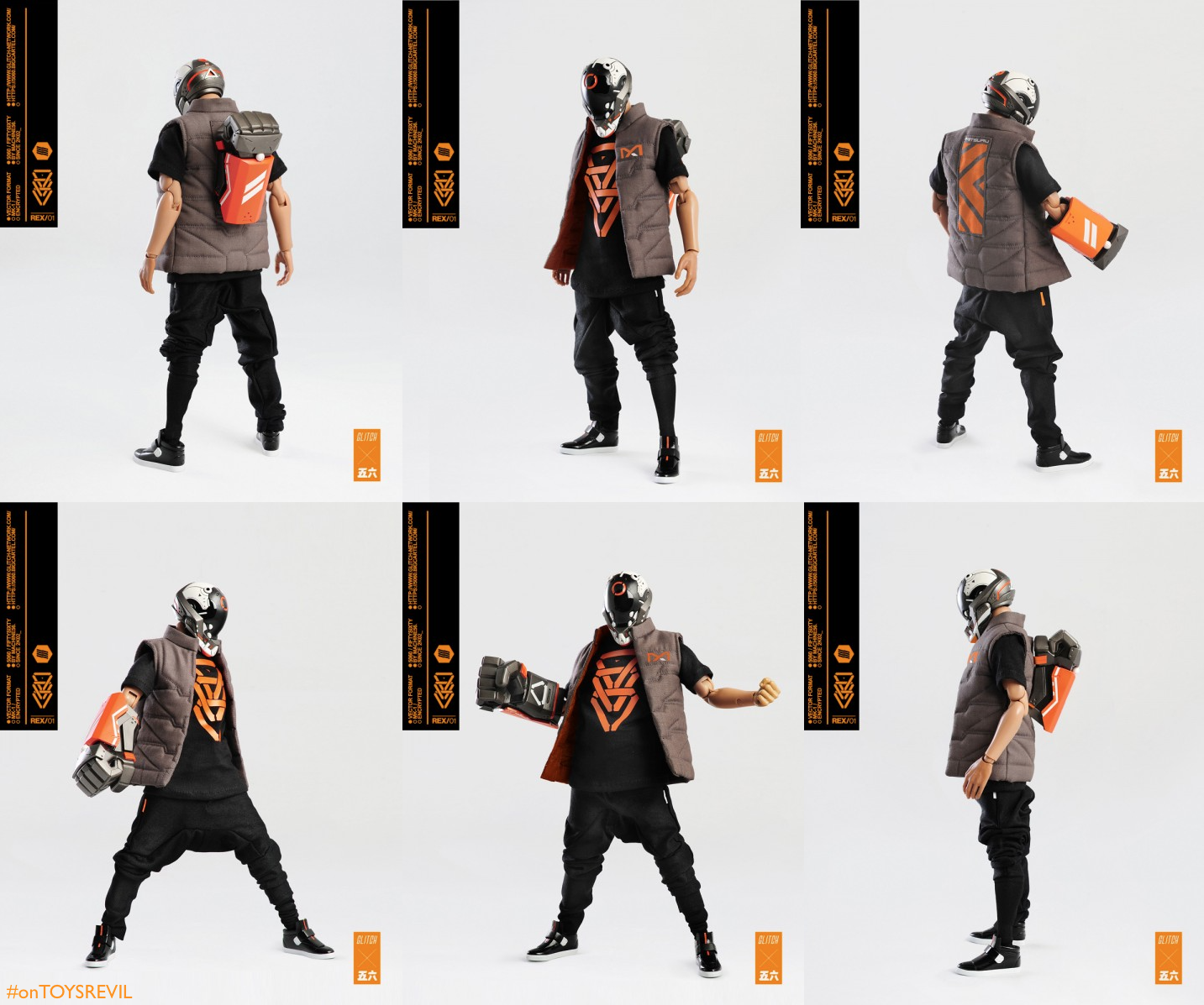 1/6 BONEHEAD: R E X from Machine56 x GLITCH Available for Pre-Order Now