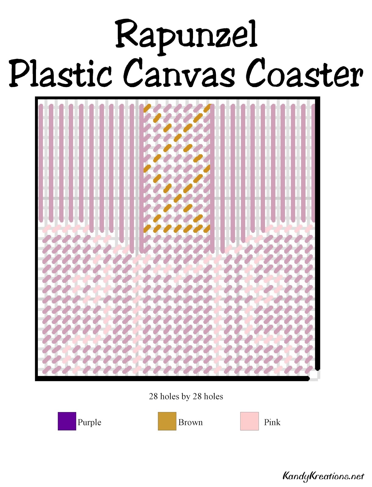 DIY Party Mom: Disney Princess Plastic Canvas Coaster Patterns