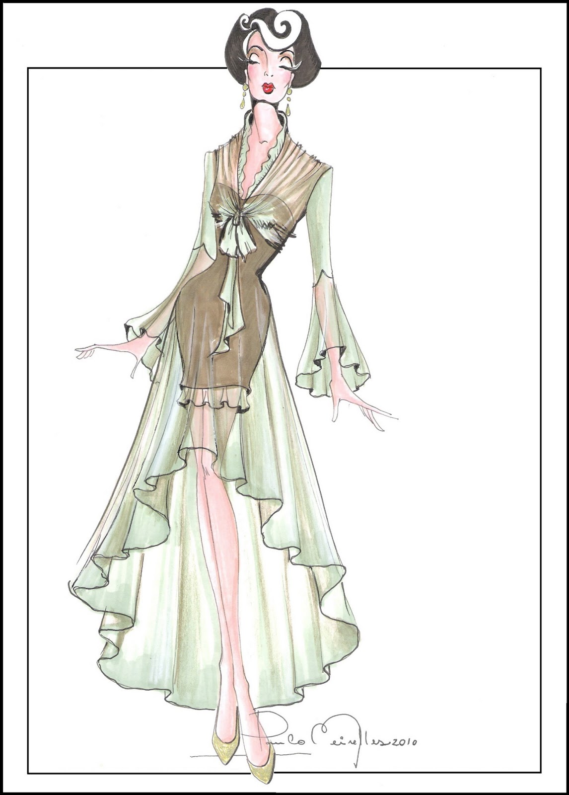 desenho de moda curitiba: CURSO DE DESENHO DE MODA 2014