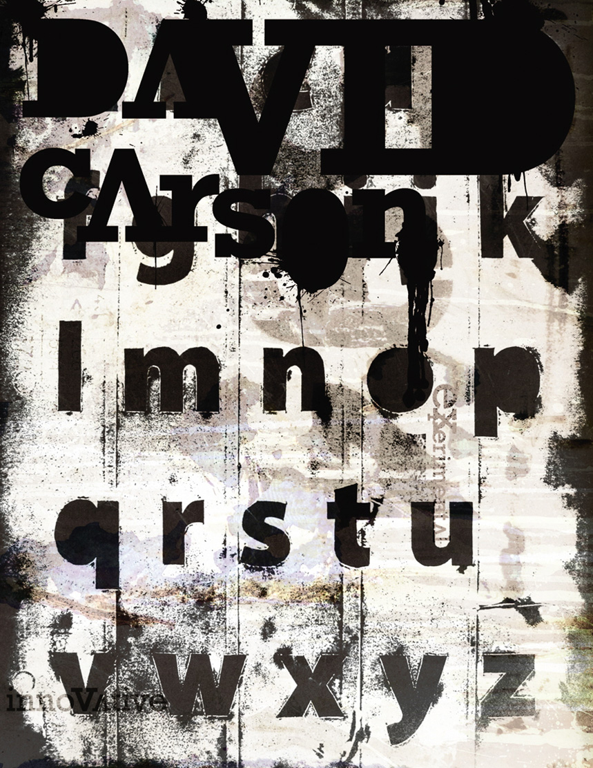 Artist of the day: Artist of the day, July 25: David Carson, American ...