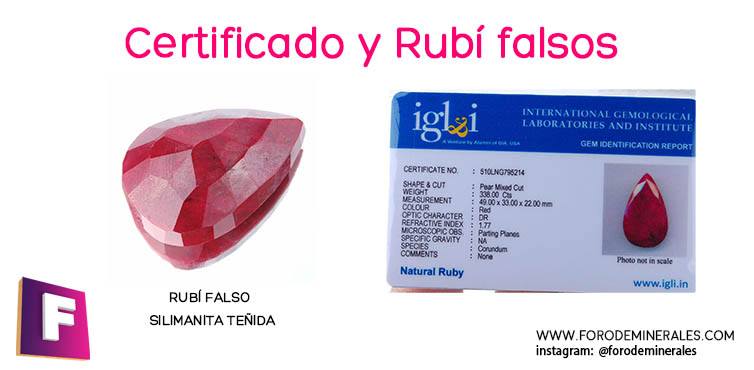 Minerales y Gemas : Rubí