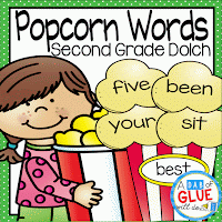 A Dab of Glue Will Do: Winner Wednesday: Popcorn Words Bundle: Dolch Primer