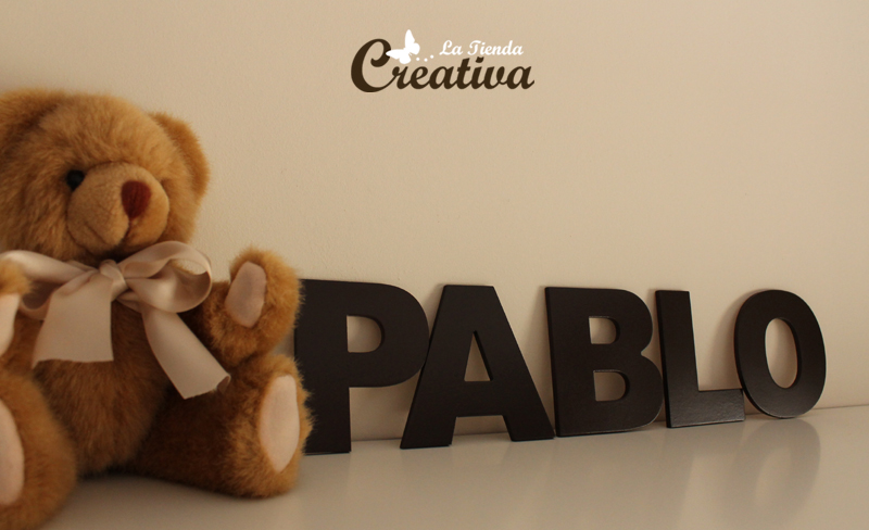 La Tienda Creativa - Letras para decorar y mucho más: Nombre para ...