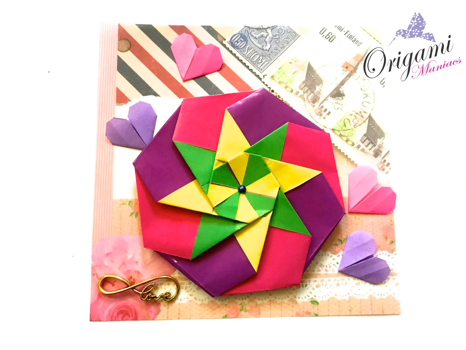 Octagon Origami Stars: A Geometric Symphony in Paper – easy origami ...