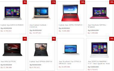 Daftar Harga Laptop
