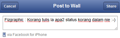 Fizgraphic: Tutorial Komputer - Update Status Di Facebook Via Any Device