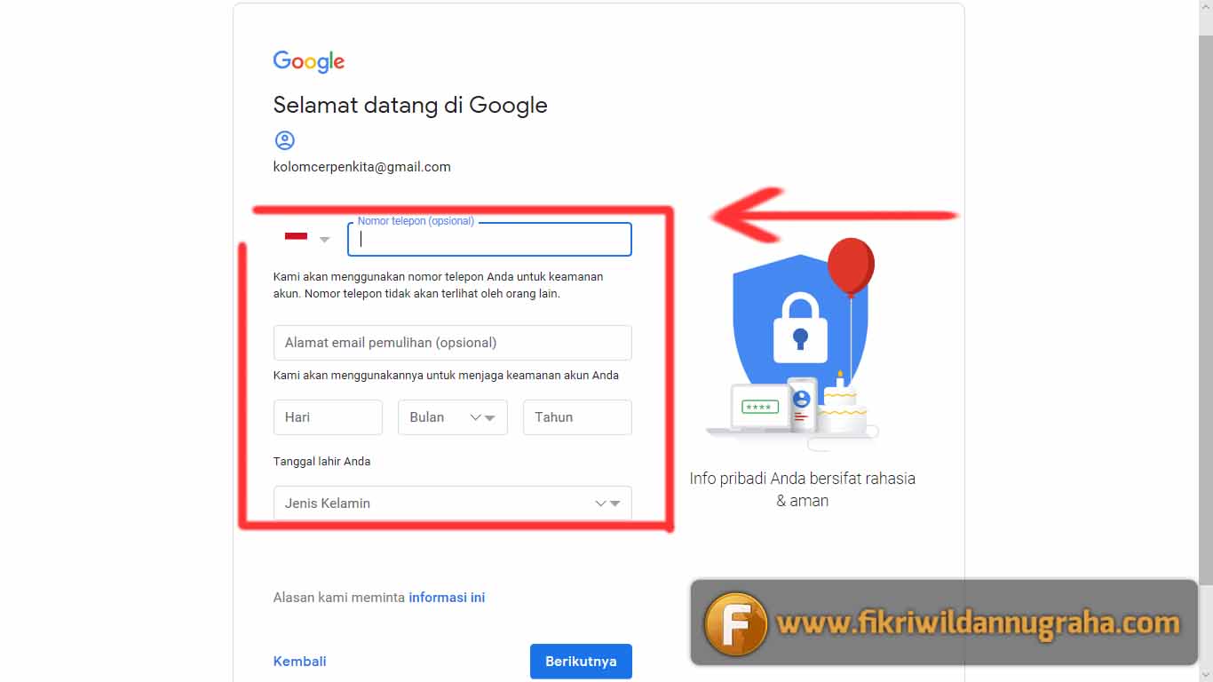 Tutorial Membuat Email Gmail - Tips Keamanan Akun Google
