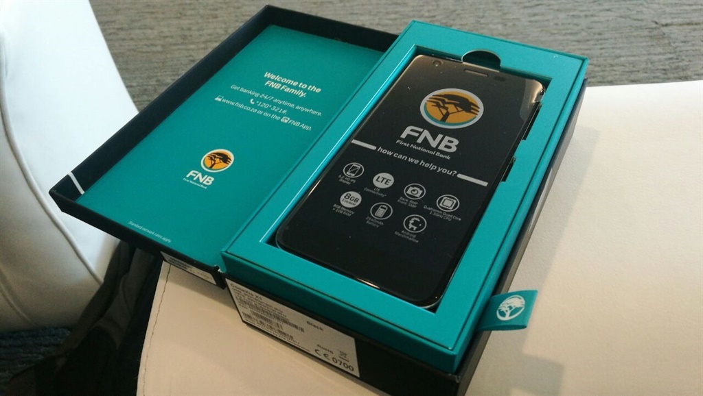 FNB first SA banking to launch its own branded Android-powered smartphones.