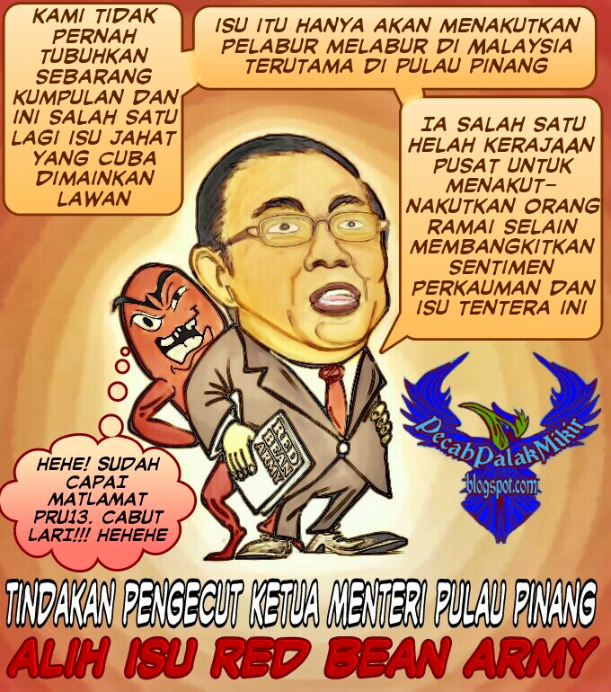 Pecah Palak Mikir: Red Bean Army Lari Tapi Guan Eng Yang Gugup