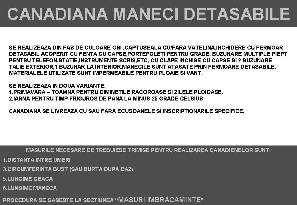 UNIFORME ANAF - ANTIFRAUDA: IMBRACAMINTE