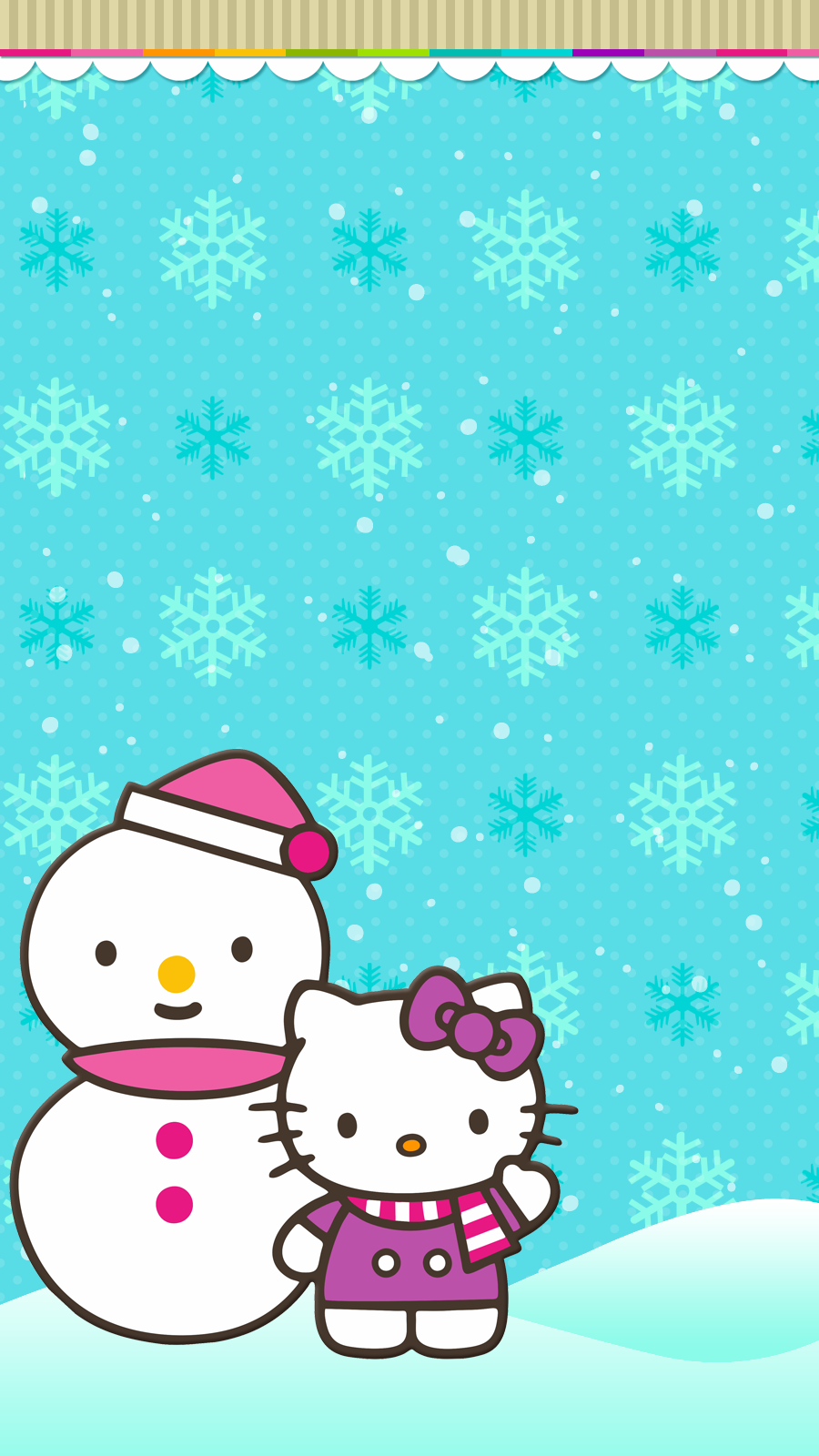 Cute Walls ♡: Hello kitty winter walls