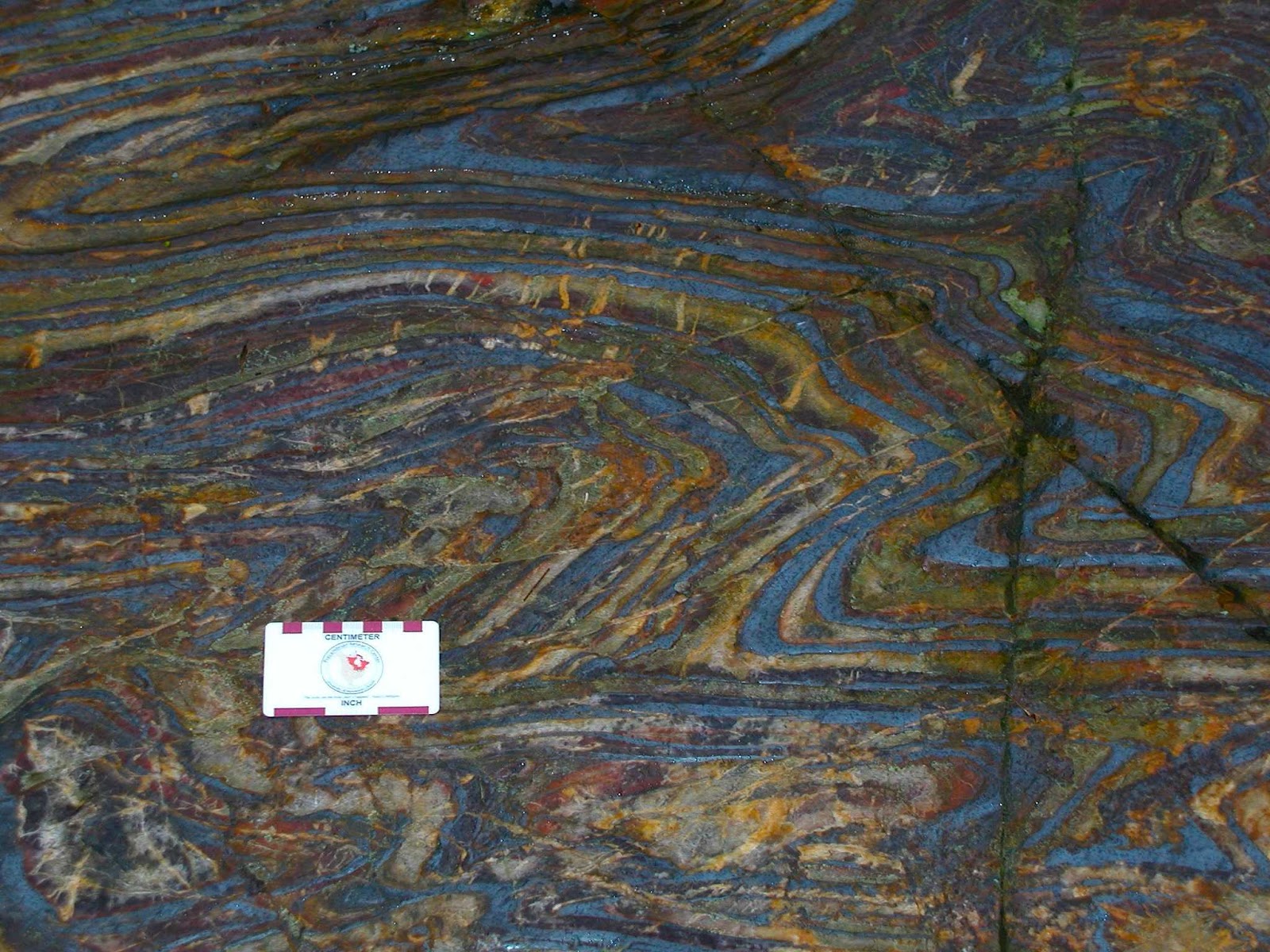 earthscienceguy: Minnesota Geology Monday - Folded Banded Iron Formation