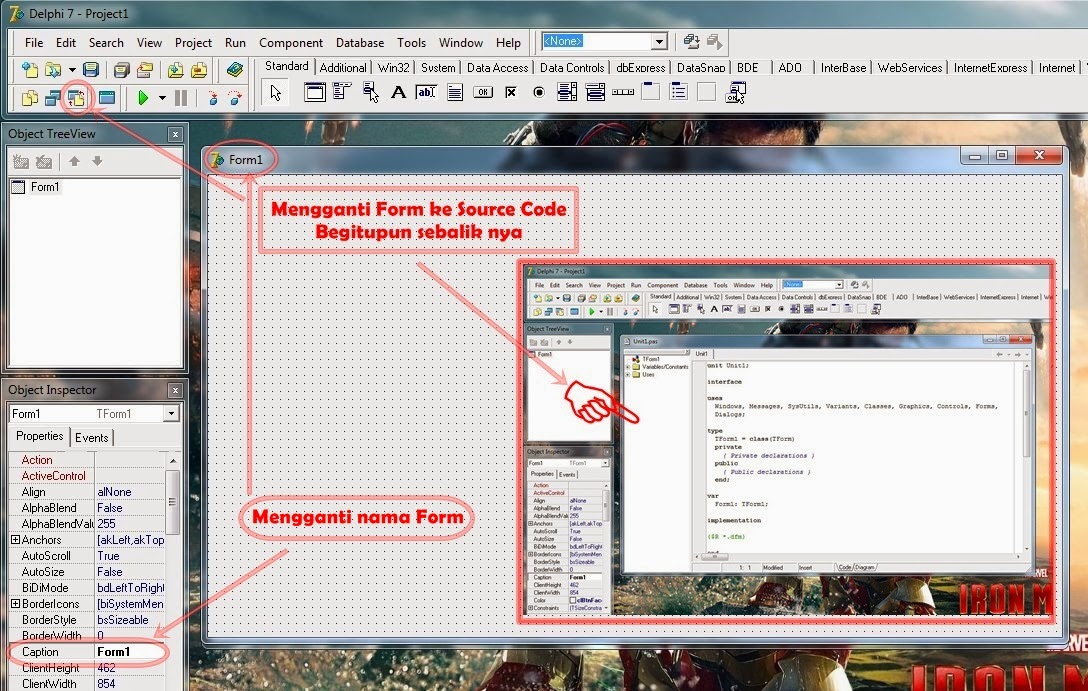 Belajar Mengenal Dhelpi 7 Sebelum Membuat Program ~ Aneka Tutorial Pemrograman