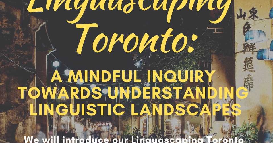 What's Happening in Toronto Linguistics : Exhibit at OISE on the ...