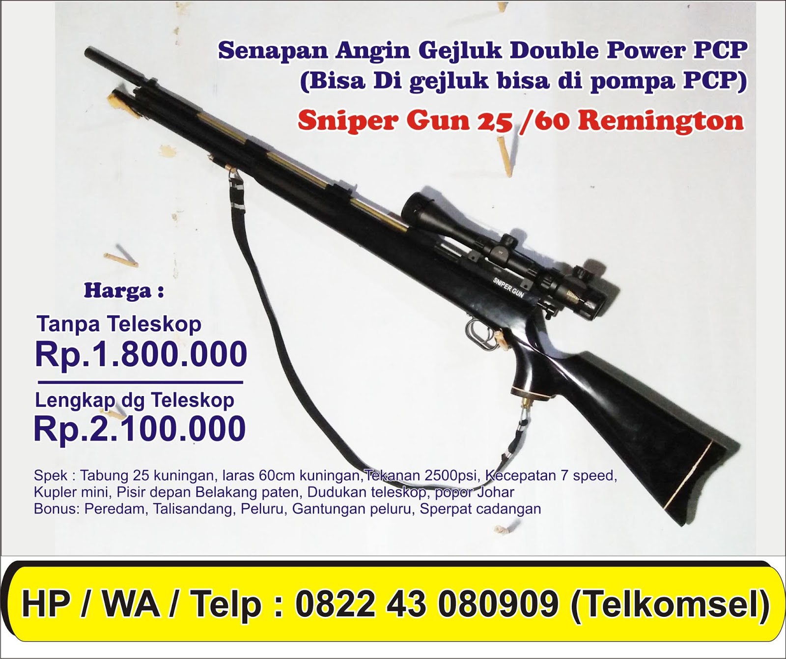 Jual senapang angin gejluk 4.5.5 Kota Medan Sumatera Utara