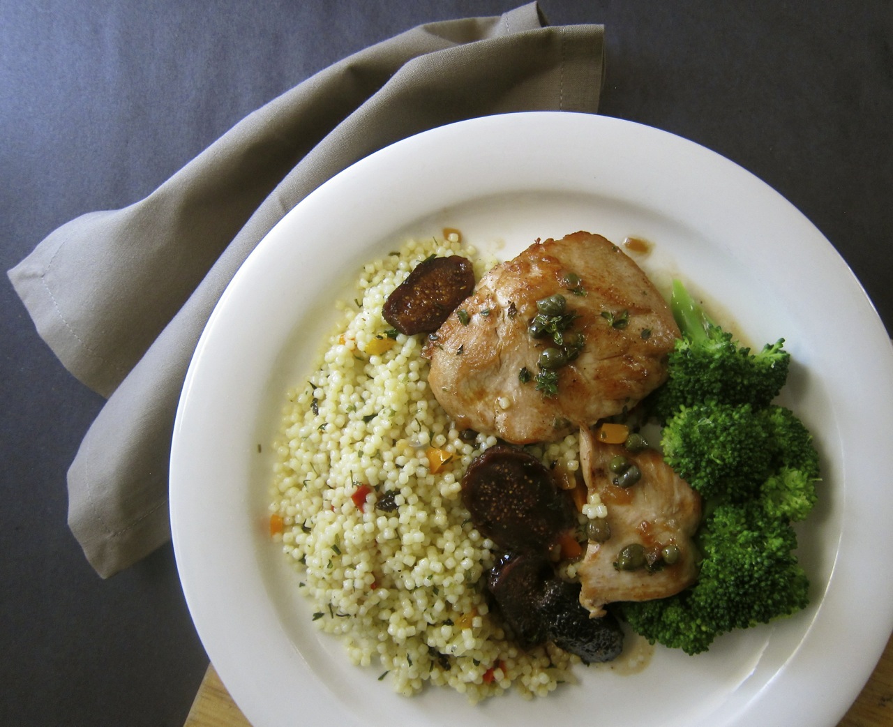 Cuisine Ici: Turkey Paillards with Mission Fig