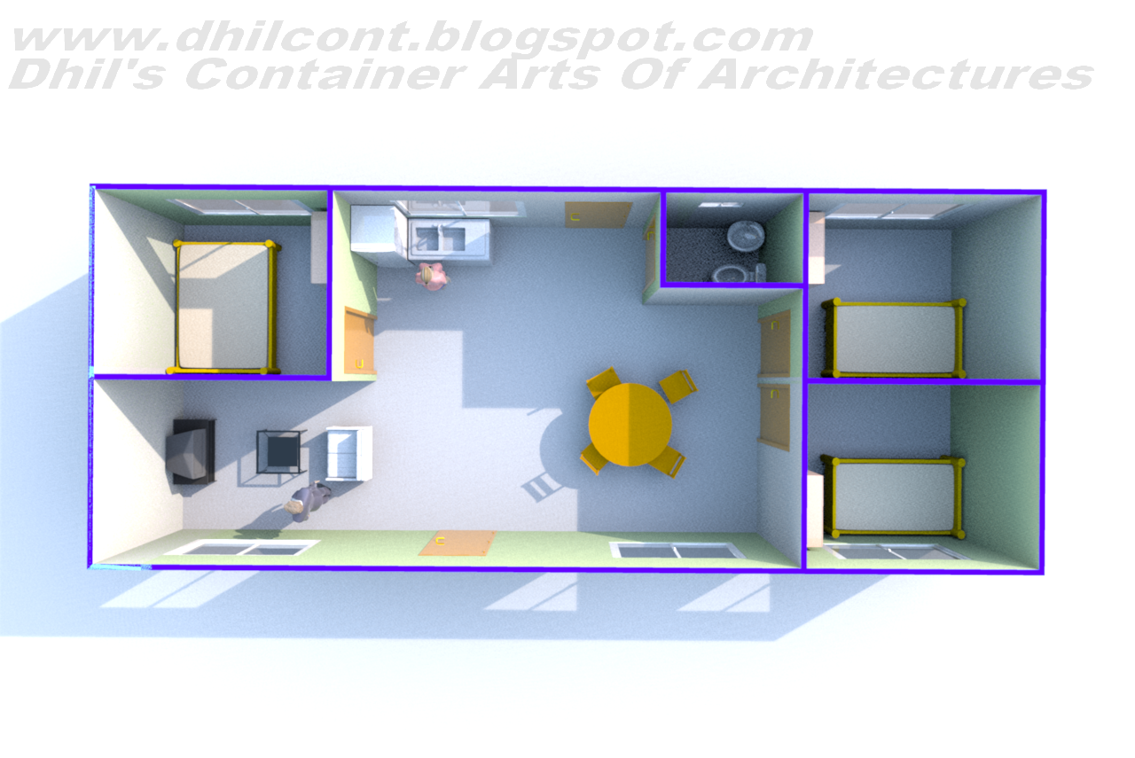 The Container Arts Of Architectures: Container Homes 2x40'HC Complete ...