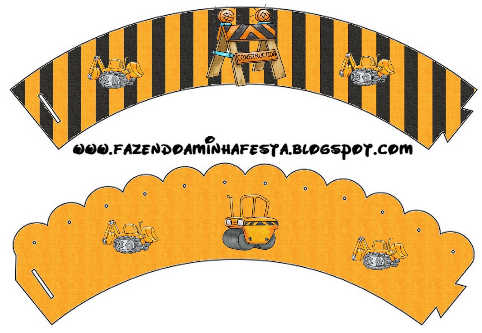 Paper & Party Supplies Party Supplies PRINTABLE Printable Construction ...