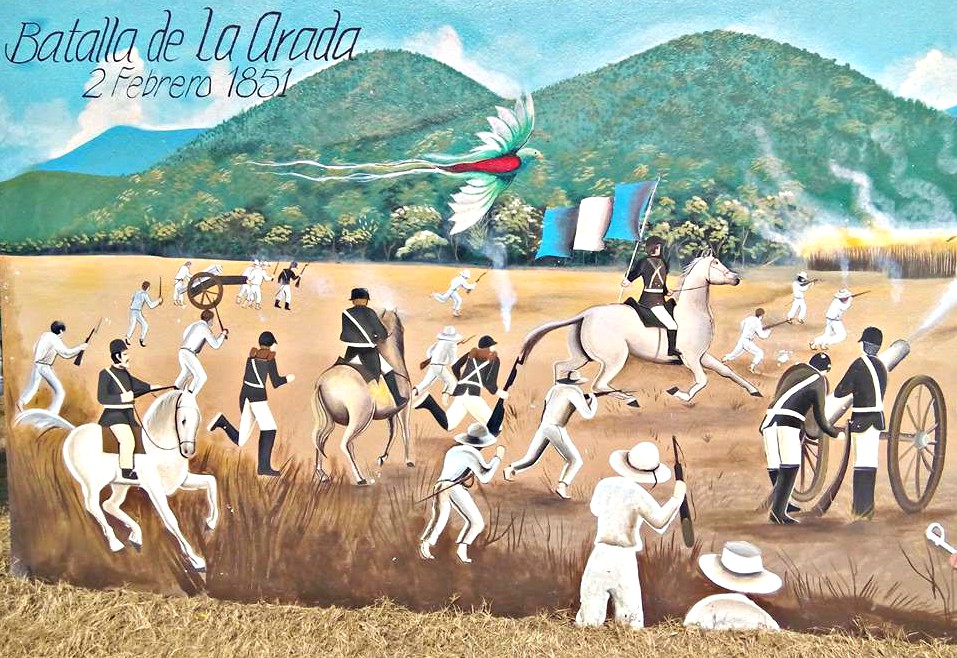 Caballeros Cadetes de Ayer, Hoy y Siempre: BATALLA DE LA ARADA