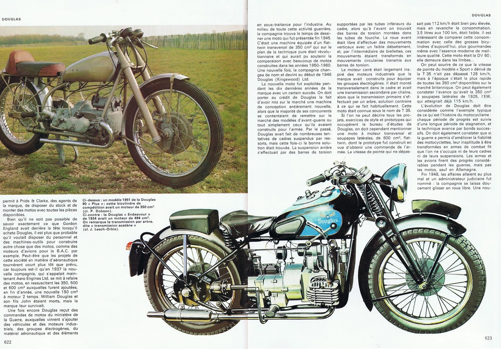 motocycles oldies passion: DOUGLAS 90 de 1951 et DOUGLAS "Endeavour" de ...