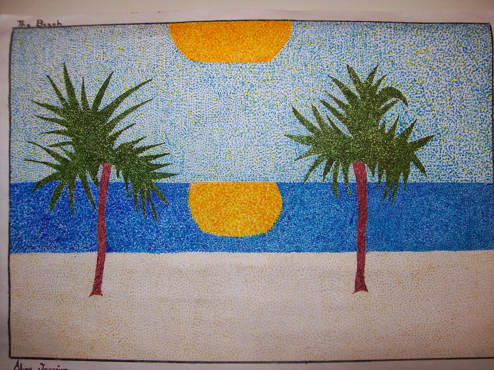 Artes: Pontilhismo - Imagens