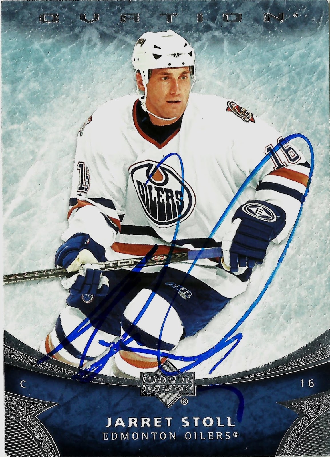 Hell's Valuable Collectibles: Jarret Stoll Autographed Card