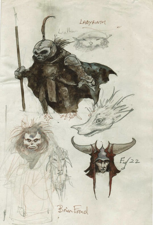 Do the Magic Dance with LABYRINTH Concept Art by Brian Froud « Film Sketchr