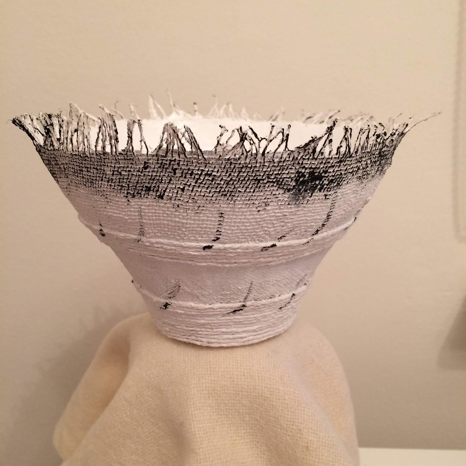 Sew Stitch Knit: Decorating Papier Mache Bowls...