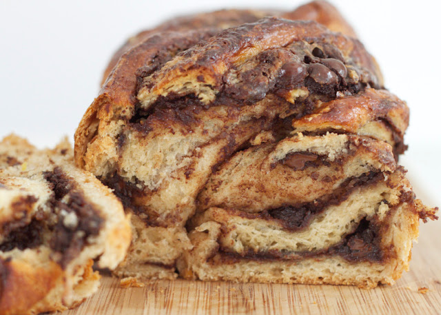 SHORTBREAD: Dairy Free Chocolate & Halvah Babka (Breaded Twist)
