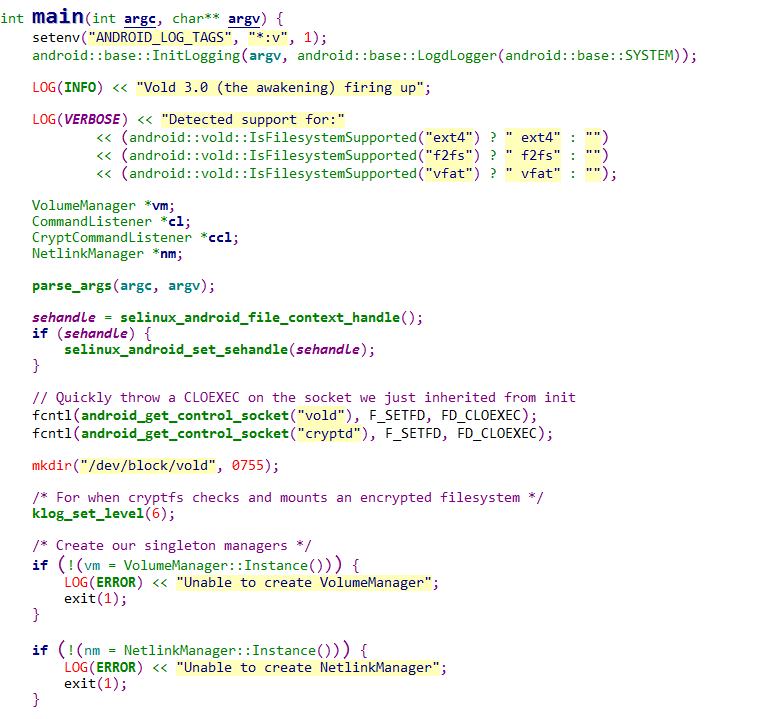 Android External Storage Support: Volume Daemon (vold) Architecture