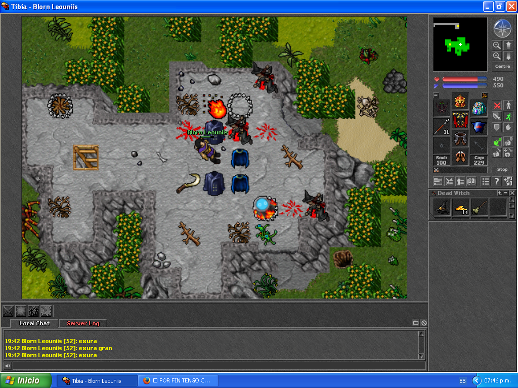 Destino del anime : Tibia