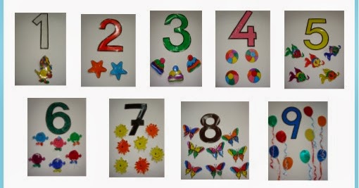 APRENDO ASÍ: LOS NÚMEROS 1 AL 9