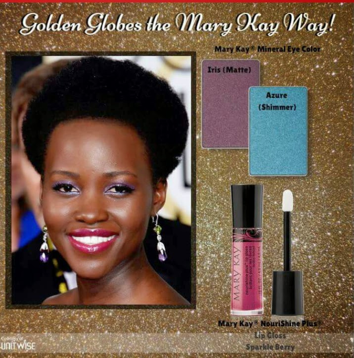 Makes do Golden Globes the Mary Kay Way