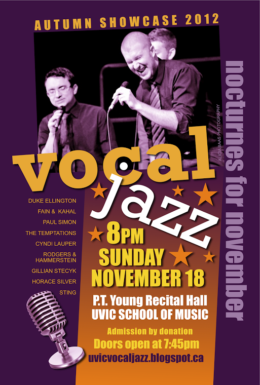 University of Victoria Vocal Jazz Ensemble: Posters
